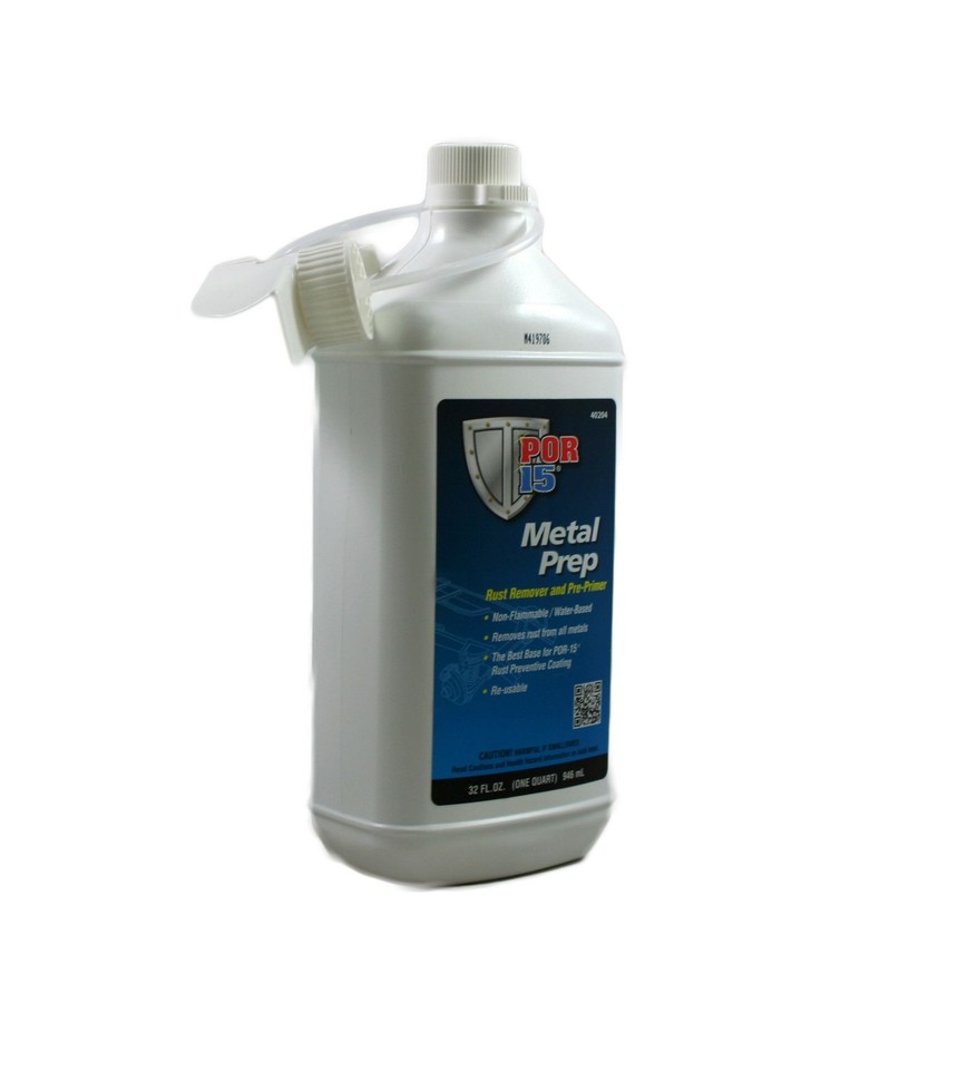 POR-15 40204 Metal Prep - 1 Quart Prep Leaves a Zinc Phosphate Coating ...