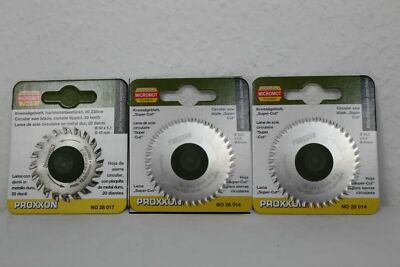 Proxxon Set Kreissägeblatt HM 50x1,1x10 mm KS230+28017+2x 28014 | eBay.de