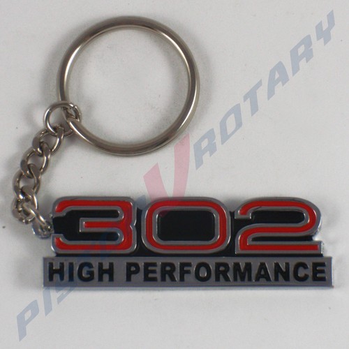 302 HIGH PERFORMANCE Keyring RED Key Chain NEW for Ford Mustang GT Pony ...