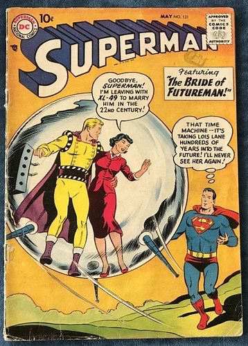 Superman #121 May 1958 | eBay