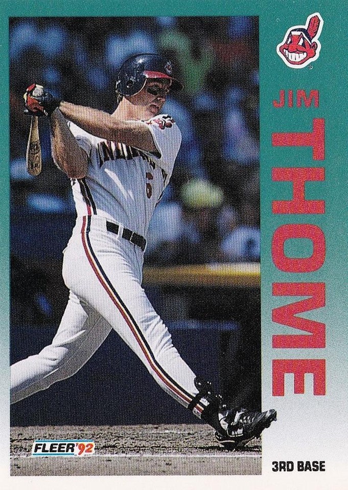 Jim Thome ⚾️ Cards - Base Cards, Inserts, RC's etc. - You Pick (2 CARD ...