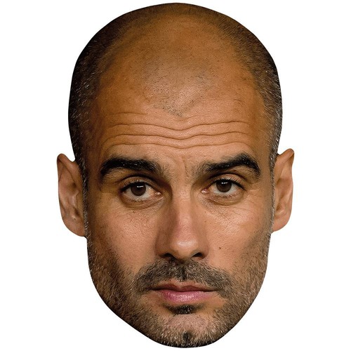 Pep Guardiola (Serious) Big Head. Larger than life mask. | eBay