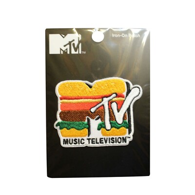 MTV Music Television Logo Embroidered Iron On Patch - LICENSED 002-F | eBay