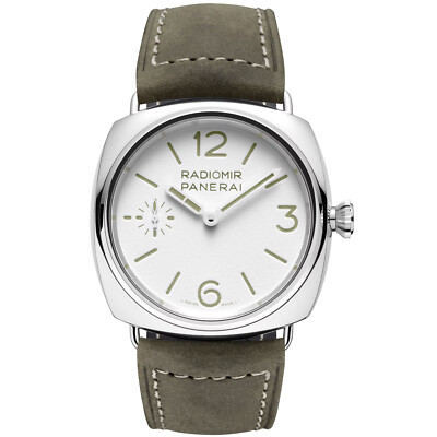 Panerai Radiomir Officine White Green PAM01384 45mm | eBay