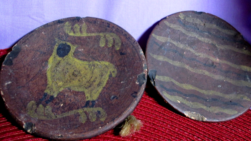Lot Of 2 Ragon House Primitive Distressed Redware Pottery Mini Plates ...