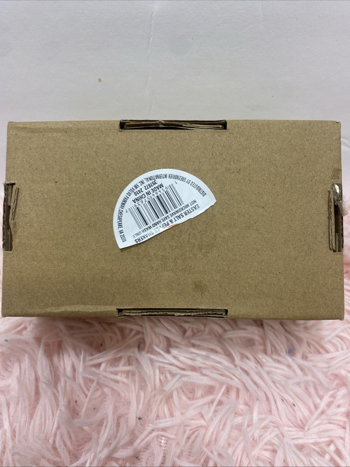 Salt And Pepper Shakers, Pastel Decorative Easter Eggs Pattern NEW | eBay