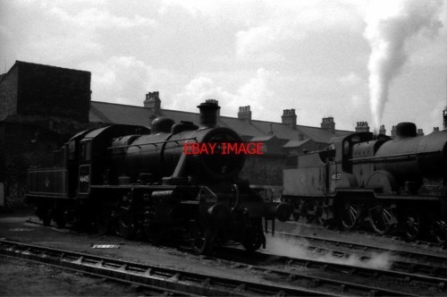 PHOTO IVATT CLASS 2 46405 AND LMS 2P 4-4-0 40657 CREWE NORTH MPD AUGUST ...