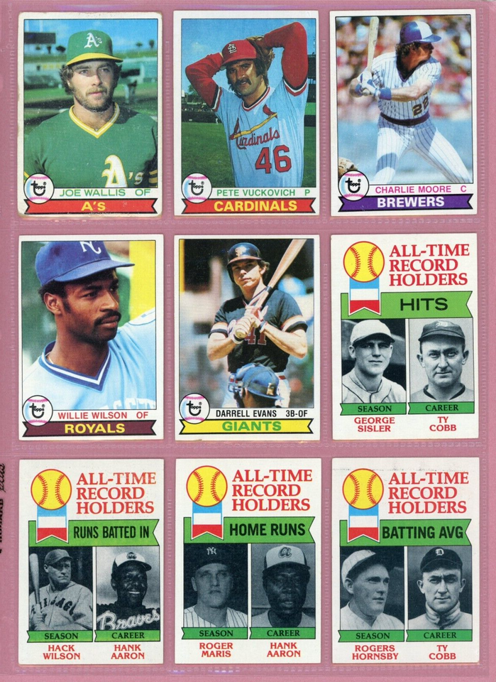 1979 Topps Complete Set of 726 Baseball Cards Mixed Grades | eBay