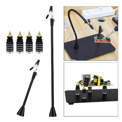 2 Pieces Telescopic Alligator Clips Metal Multimeter Alligator Clamps ...