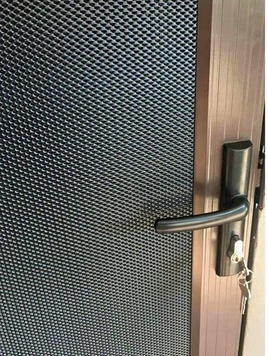 Restricted Vision Mesh Security Screen Door - Three Point Locking ...