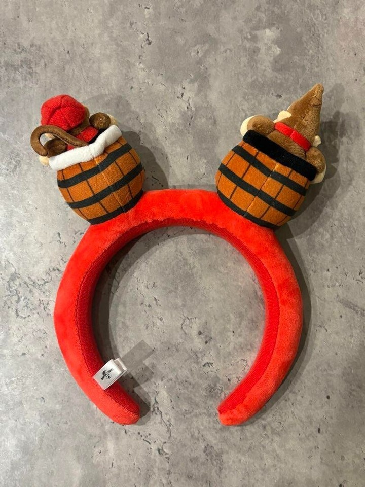 USJ SUPER NINTENDO WORLD Donkey Kong Diddy Kong Headband Cosplay Japan ...