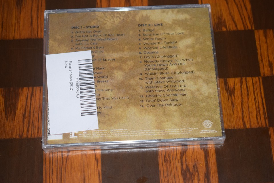 Eric Clapton - Forever Man - CD Album - Double Disc 93624927914| eBay