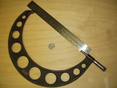 Vintage J. T. Slocomb Co. 9"- 10" O.D. Outside Micrometer | eBay