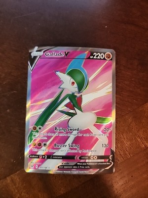 Pokémon TCG Gallade V Sword & Shield Lost Origin 181/196 Holo Ultra ...