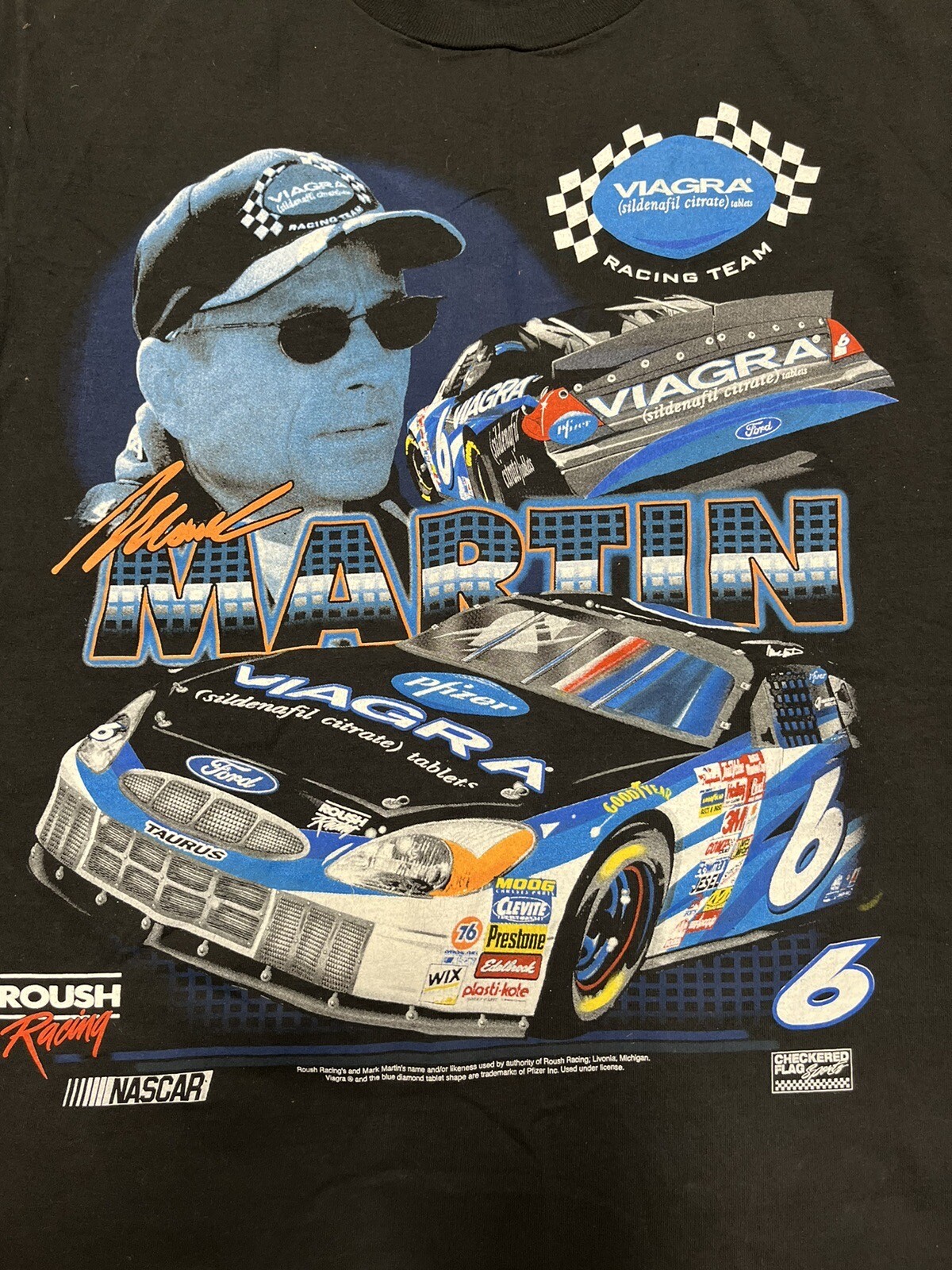 1990s Mark Martin NASCAR Roush Racing Viagra Double S… - Gem