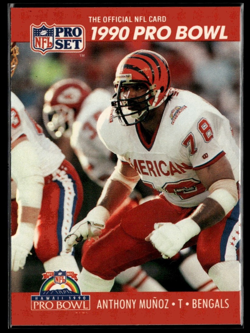 1990 Pro Set 1990 Pro Bowl Anthony Munoz Cincinnati Bengals #361 | eBay