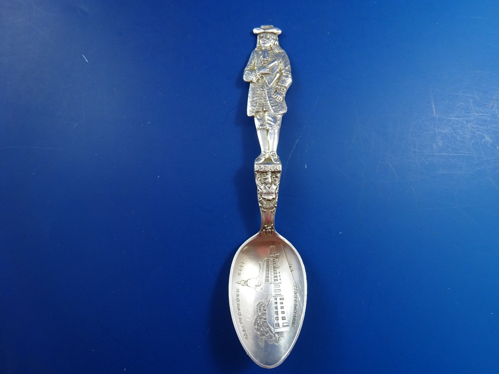 Philadelphia, Pennsylvania Sterling Souvenir Spoon with Independence ...