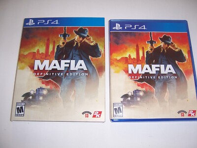 Replacement Box Case MAFIA DEFINITIVE EDITION w/SLEEVE PS4 ORIGINAL NO ...