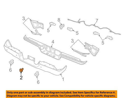 CHRYSLER OEM 12-23 1500 Classic Bumper Components-Bumper Bolt 6510892AA ...