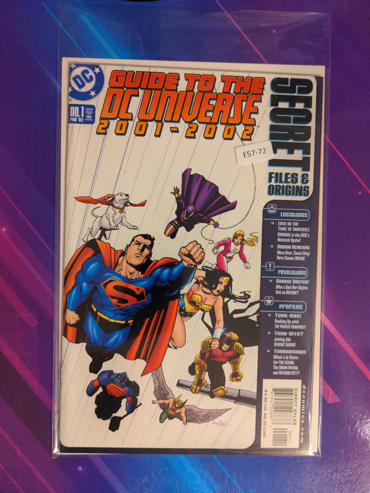 SECRET FILES & ORIGINS: GUIDE TO THE DC UNIVERSE #2001-2002 MINI 9.0 DC ...