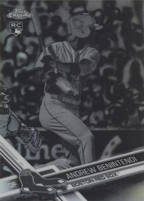 2017 Topps Chrome - Andrew Benintendi #100 Negative Refractor (RC) for ...