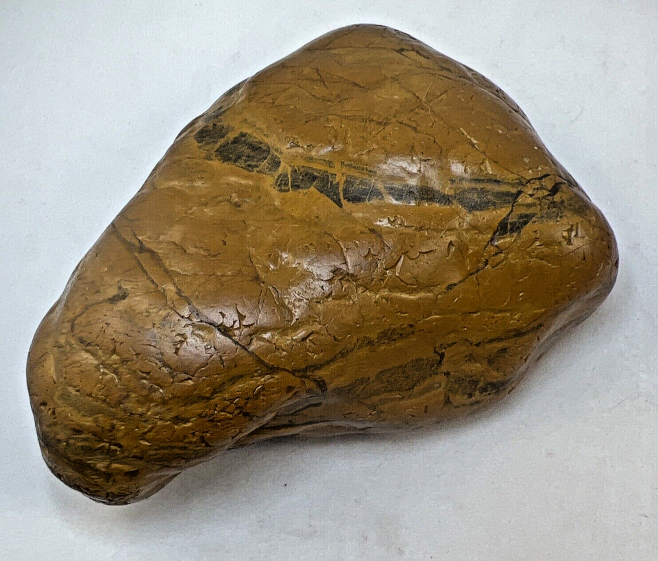 Yellow Jasper WYO Banded Iron Tiger Ironstone GENESIS Mormon Seer Stone ...