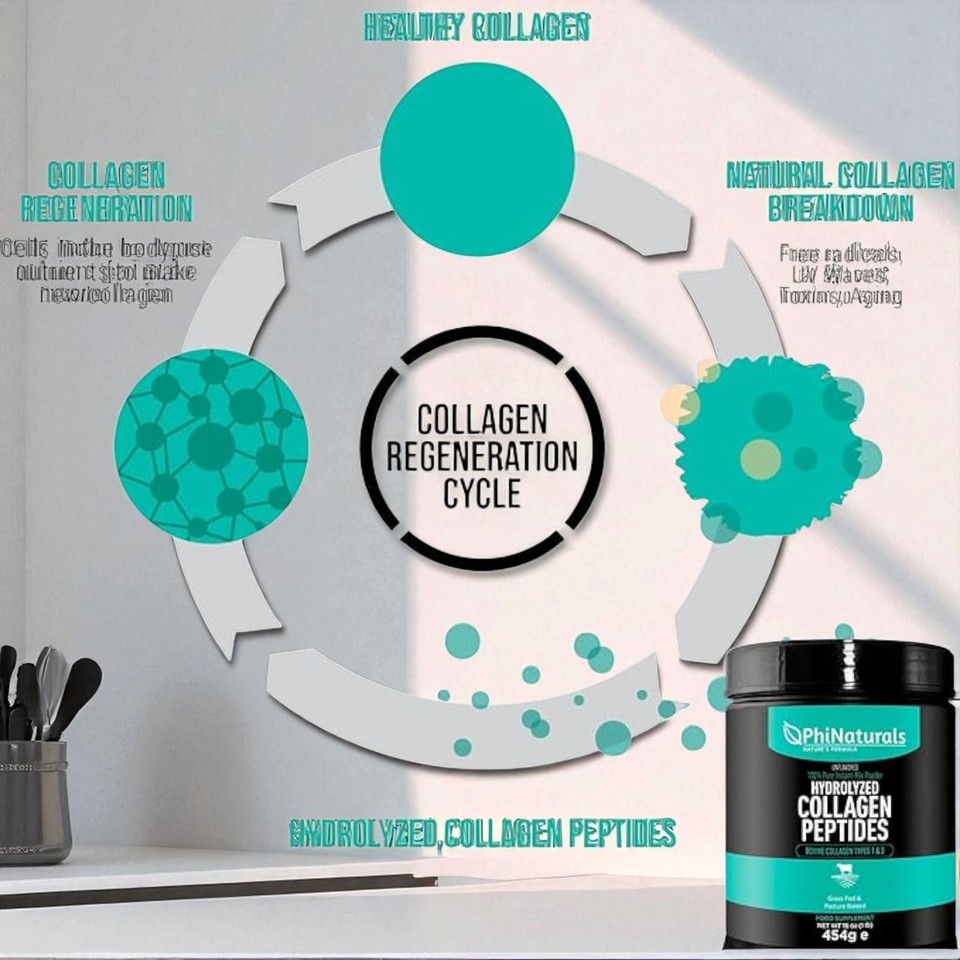 Hydrolyzed Collagen Peptides Food Supplement Bovine Collagen Powder ...