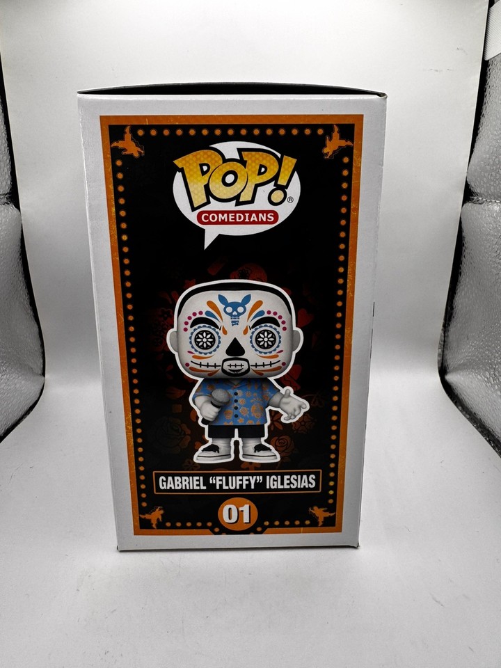 Funko Pop! Signed Gabriel 'Fluffy' Iglesias Exclusive 'Day Of The Dead ...