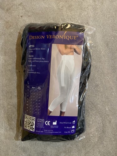 NEW Zippered Below-Knee Girdle Design Veronique Size Large | eBay