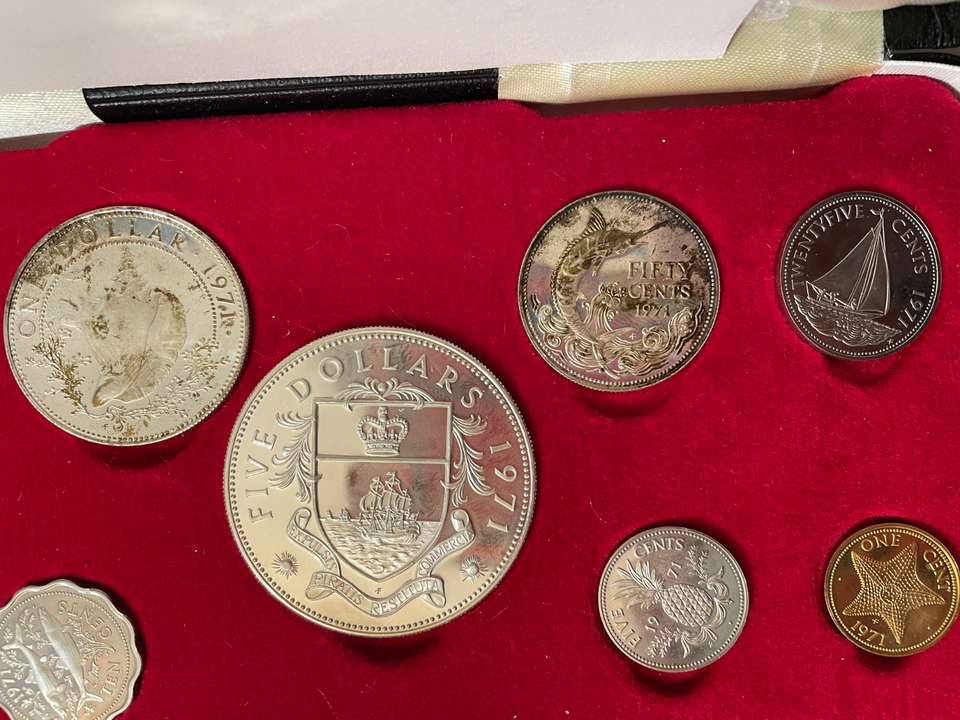 Bahamas 1971 Proof Set (includes 4 silver coins) | eBay