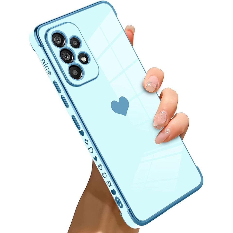 For Samsung Galaxy S26 S25FE S24 S23S22 Love Heart Phone Case W/Screen ...