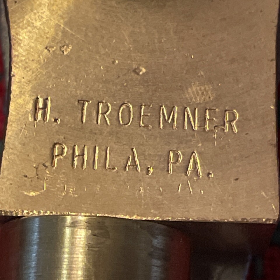 Brass Bullet Mold Henry Troemner Philadelphia 🇺🇸 | eBay