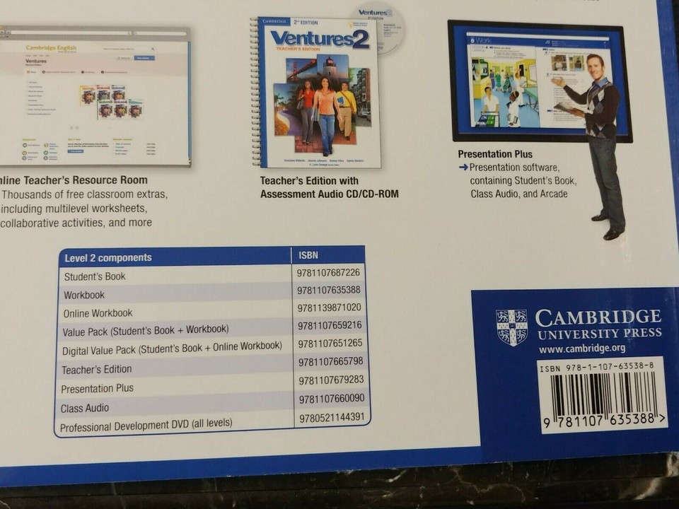 Ventures: Ventures, Level 2 by Gretchen Bitterlin (2013, CD / Paperback ...