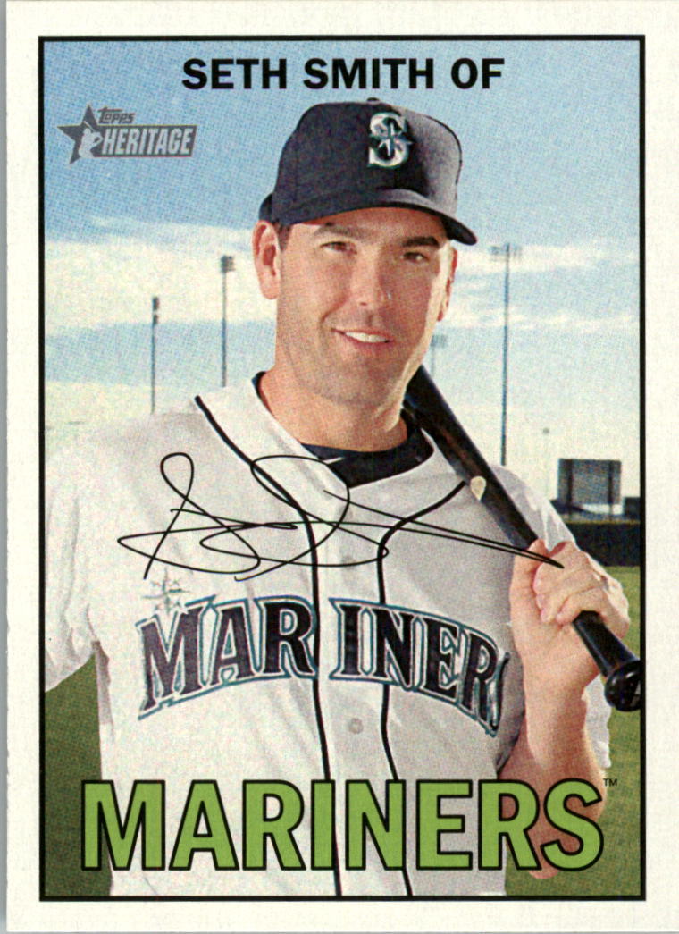 2016 Topps Heritage #313 Seth Smith Seattle Mariners | eBay