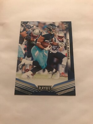 2019 Playoff Alex Barnes Tennessee Titans Rookie Free Shipping | eBay