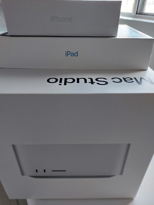 Apple Mac Studio Box - IPAD 10TH Generation Box - Iphone box | eBay