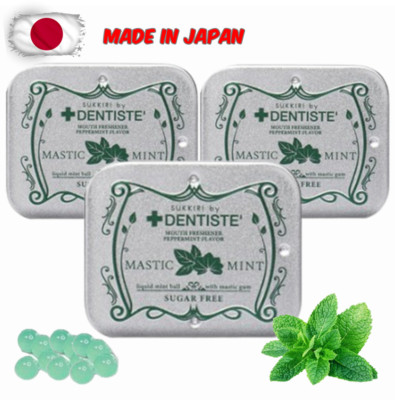 3x Dentiste Love Mint Herb Mastic Oil Mint Sugar Free Mouth Freshener ...