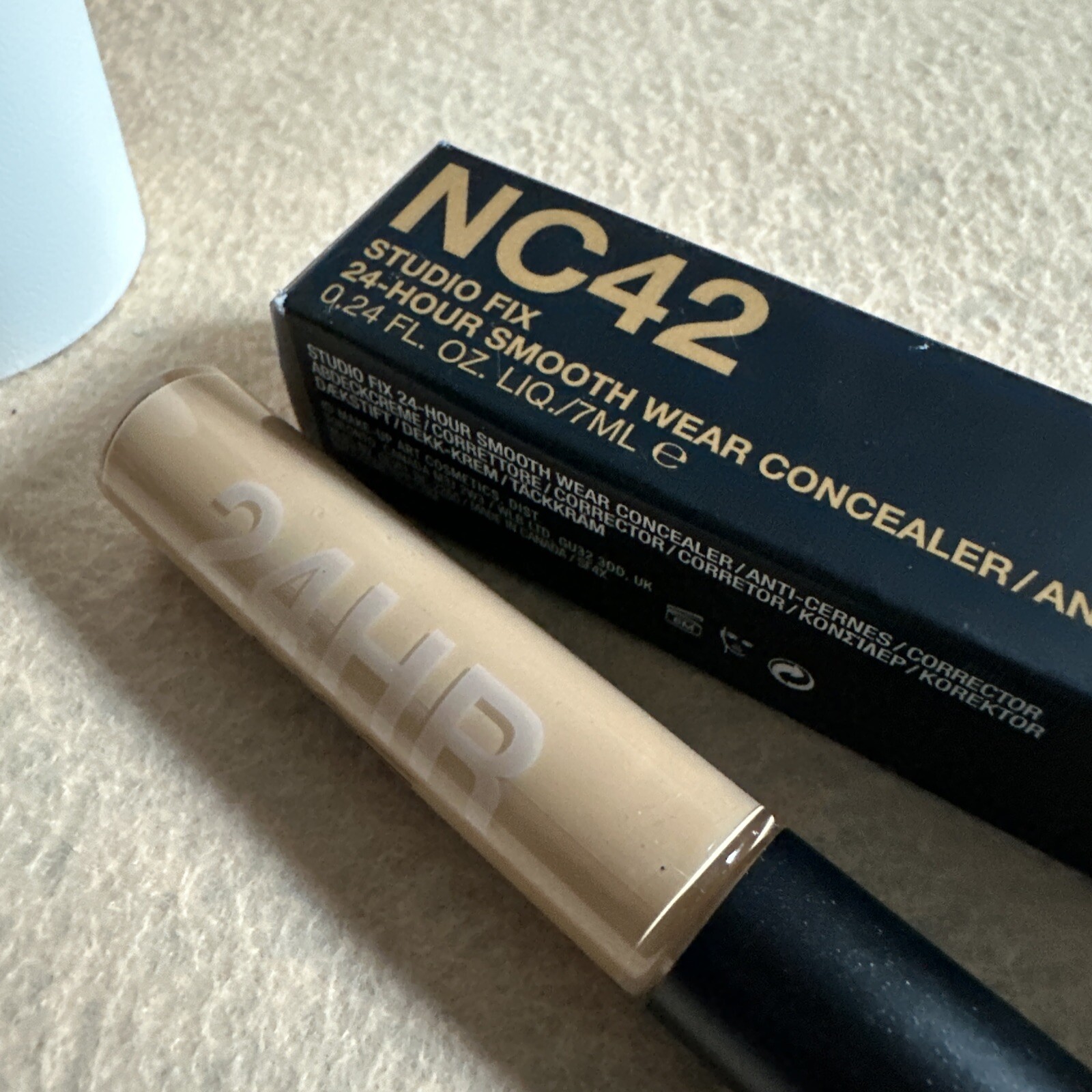 Mac Studio Fix 24 Hour Smooth Wear Concealer Nc42 Peach Golden Undertone 0.24oz for sale online ...