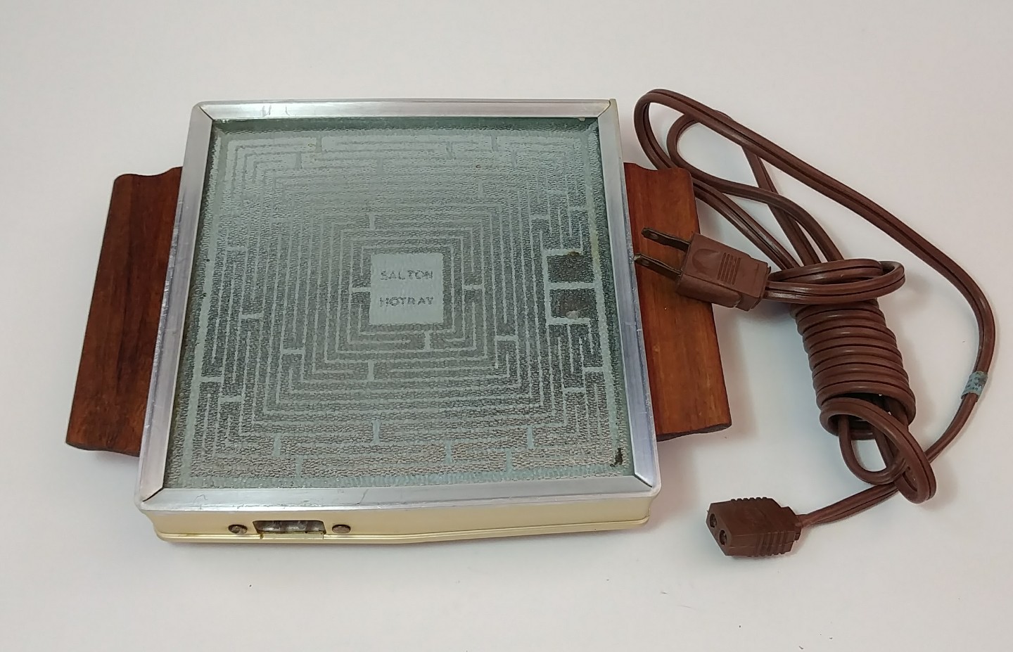Salton Hot Tray Hotray Glass Plate Warming Pad Model H-100 Automatic ...