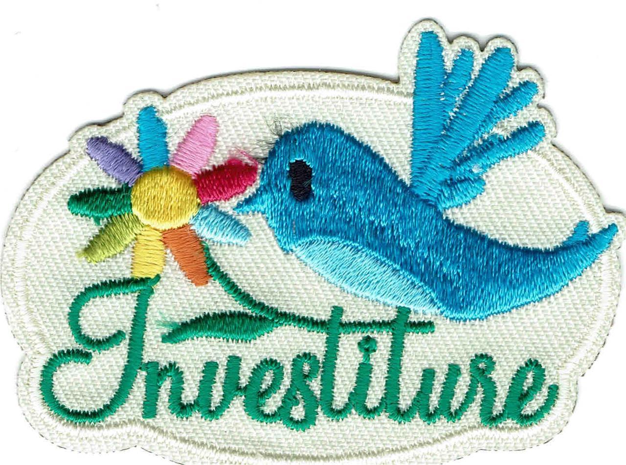 Girl INVESTITURE BLUEBIRD Fun Patches Crests Badges SCOUTS GUIDES ...