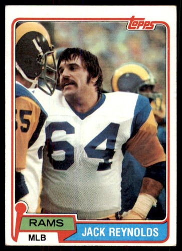 1981 TOPPS' JACK REYNOLDS LOS ANGELES RAMS #369 | eBay