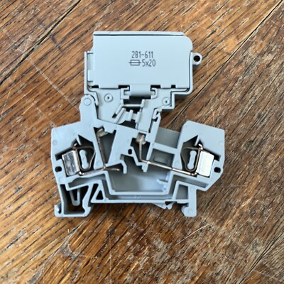 WAGO 281-611 FUSED TERMINAL BLOCK (t133) | eBay