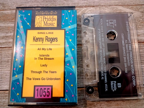 Priddis Music Sing Like Kenny Rogers Cassette Tape 1055 | eBay