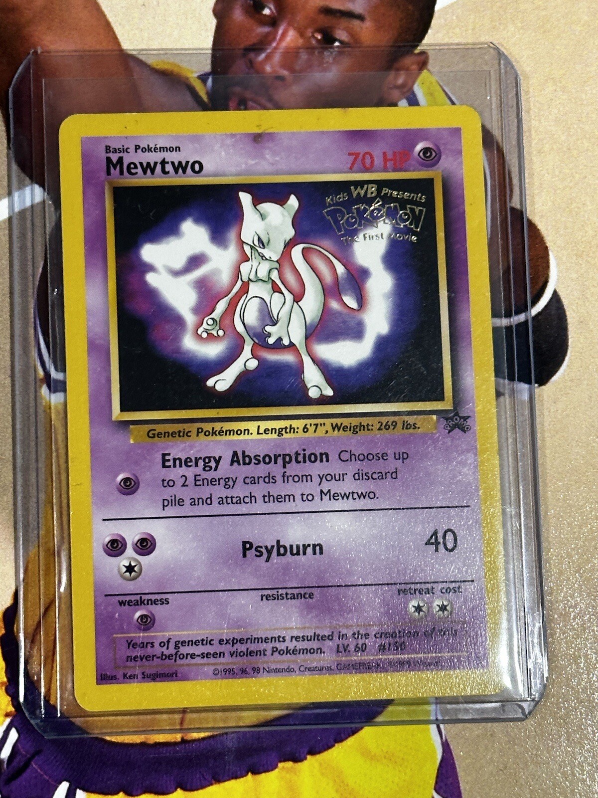 Mewtwo Pokemon Kids WB Movie Promo Card 3 Promo Black Star Stamp. Read ...