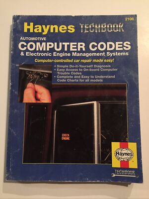 Haynes Techbook # 2108 Computer Codes, Electronic Engine Management ...