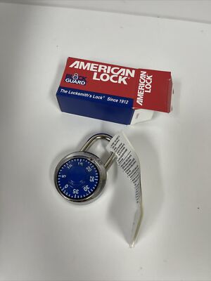 American Locks A400K Combination Lock Stainless Steel Block Guard New ...