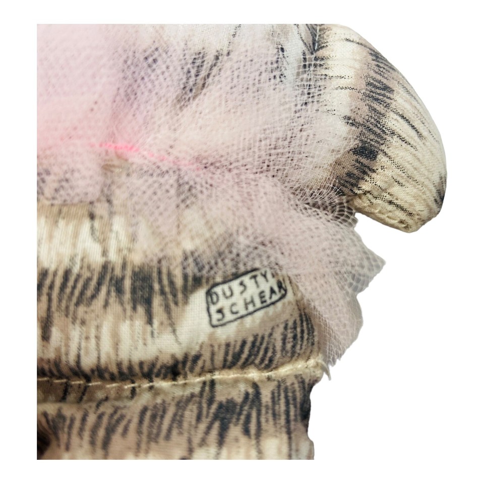 Vintage Applause Fabric Ballerina Cat W/Tutu By Dustyn Schear Beanbag ...