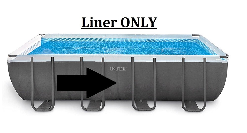 Replacement Intex 18ft X 9ft X 52in Rectangle Ultra Frame Pool LINER ...