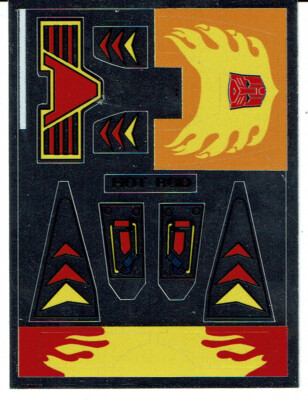 TRANSFORMERS GENERATION 1, G1 AUTOBOT HOT ROD REPRO LABELS / STICKERS ...