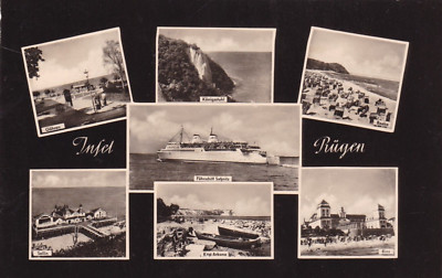 Ansichtskarte Insel Rügen Königsstuhl Kap Arkona Ostsee DDR Postkarte ...